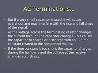 resistor Terminations guideline presentation | PPT