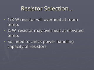 resistor Terminations guideline presentation | PPT