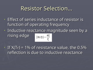 resistor Terminations guideline presentation | PPT