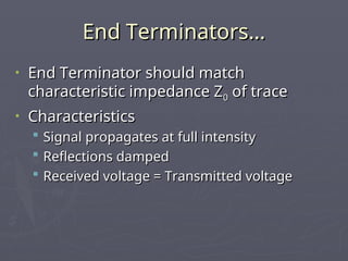 resistor Terminations guideline presentation | PPT