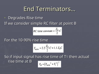 resistor Terminations guideline presentation | PPT