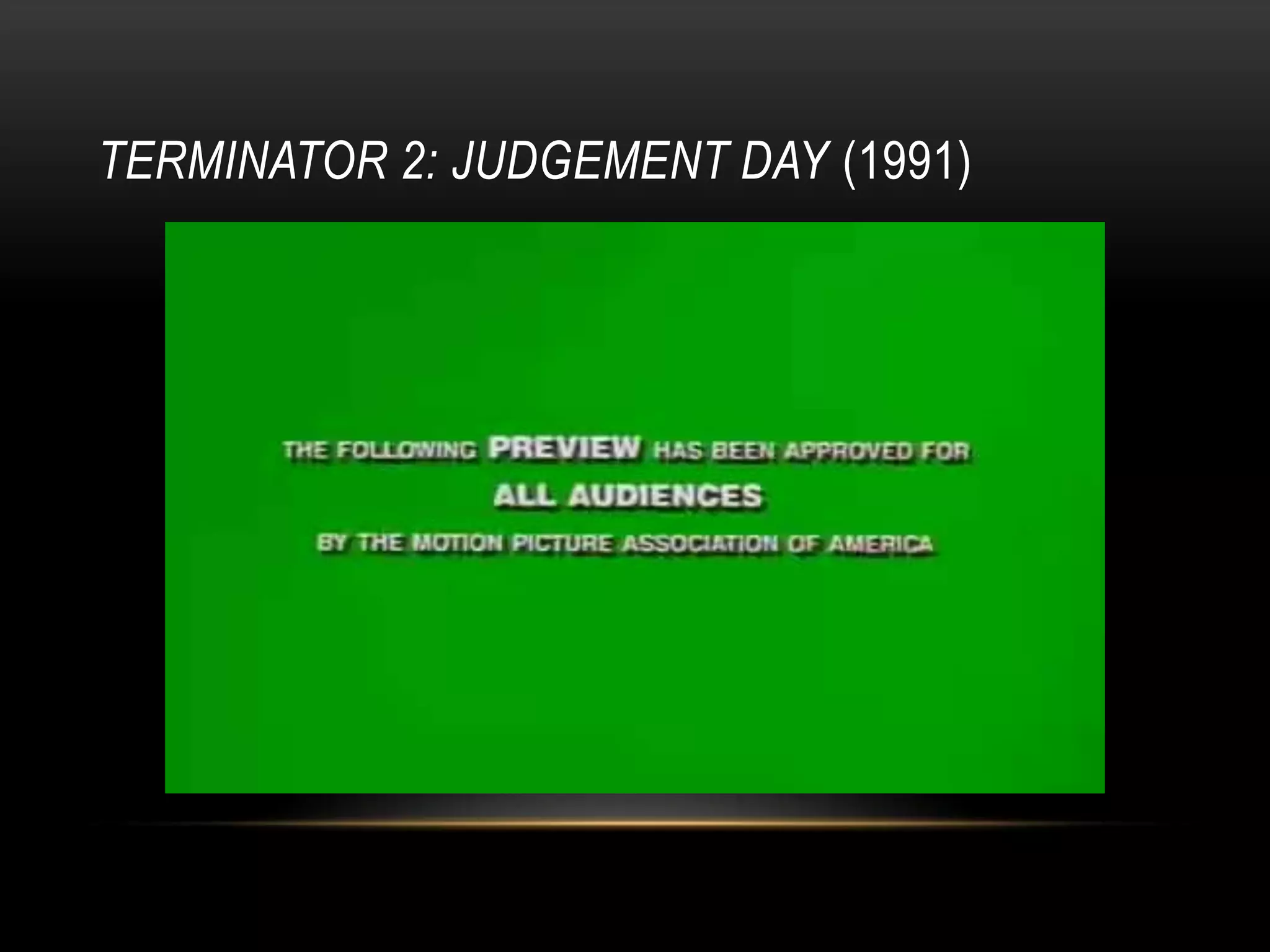 Terminator vs Terminator 2: Judgement Day - A case study in creating ...