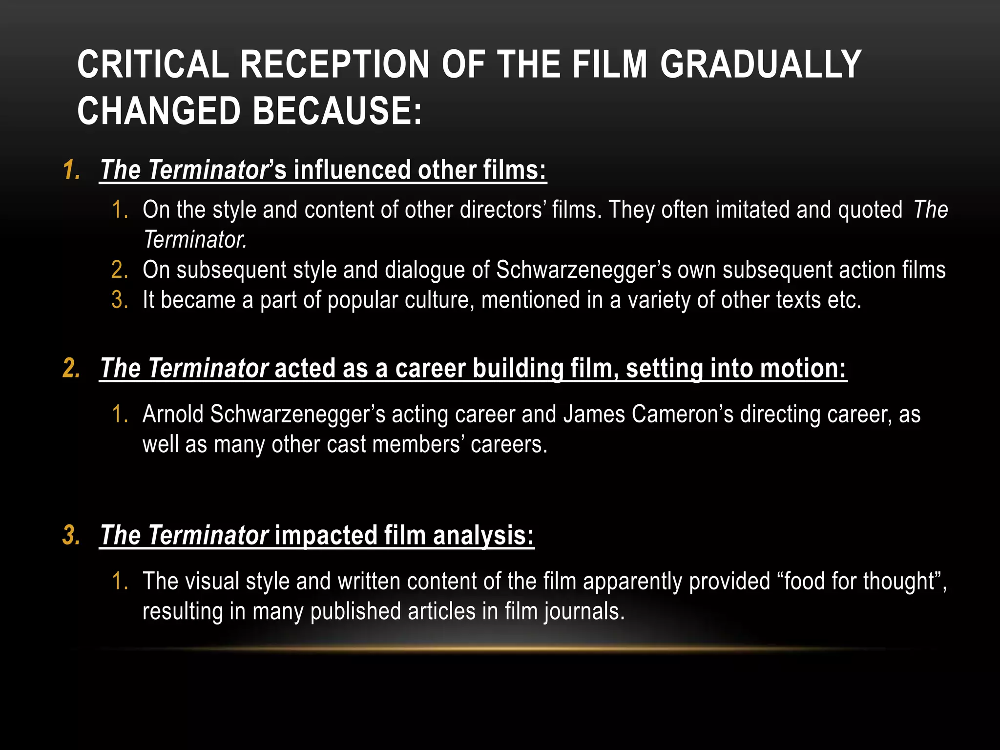 Terminator vs Terminator 2: Judgement Day - A case study in creating ...