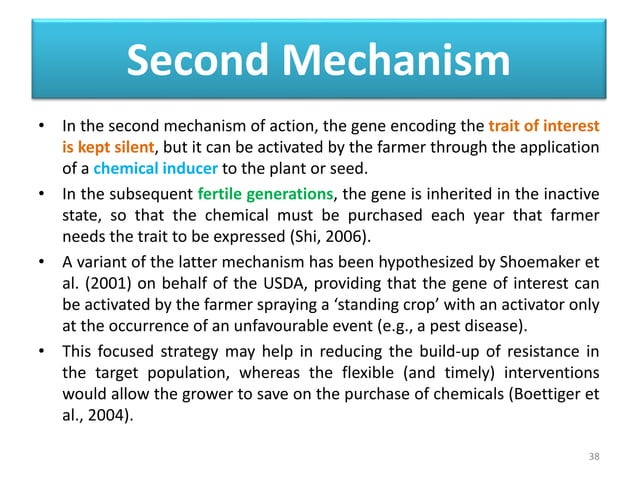 Terminator gene technology & its applications in crop improvement ...