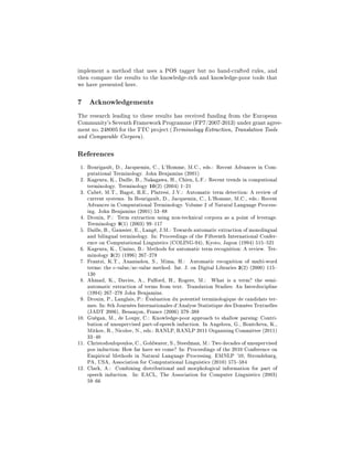 Knowledge-poor and Knowledge-rich Approaches for Multilingual Terminology Extraction | PDF