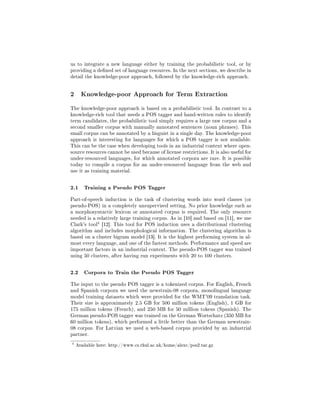 Knowledge-poor and Knowledge-rich Approaches for Multilingual Terminology Extraction | PDF