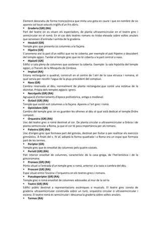 Terminologia grecia roma | PDF