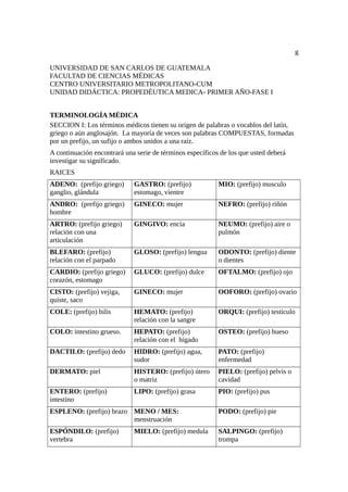 Terminologia terminada | PDF