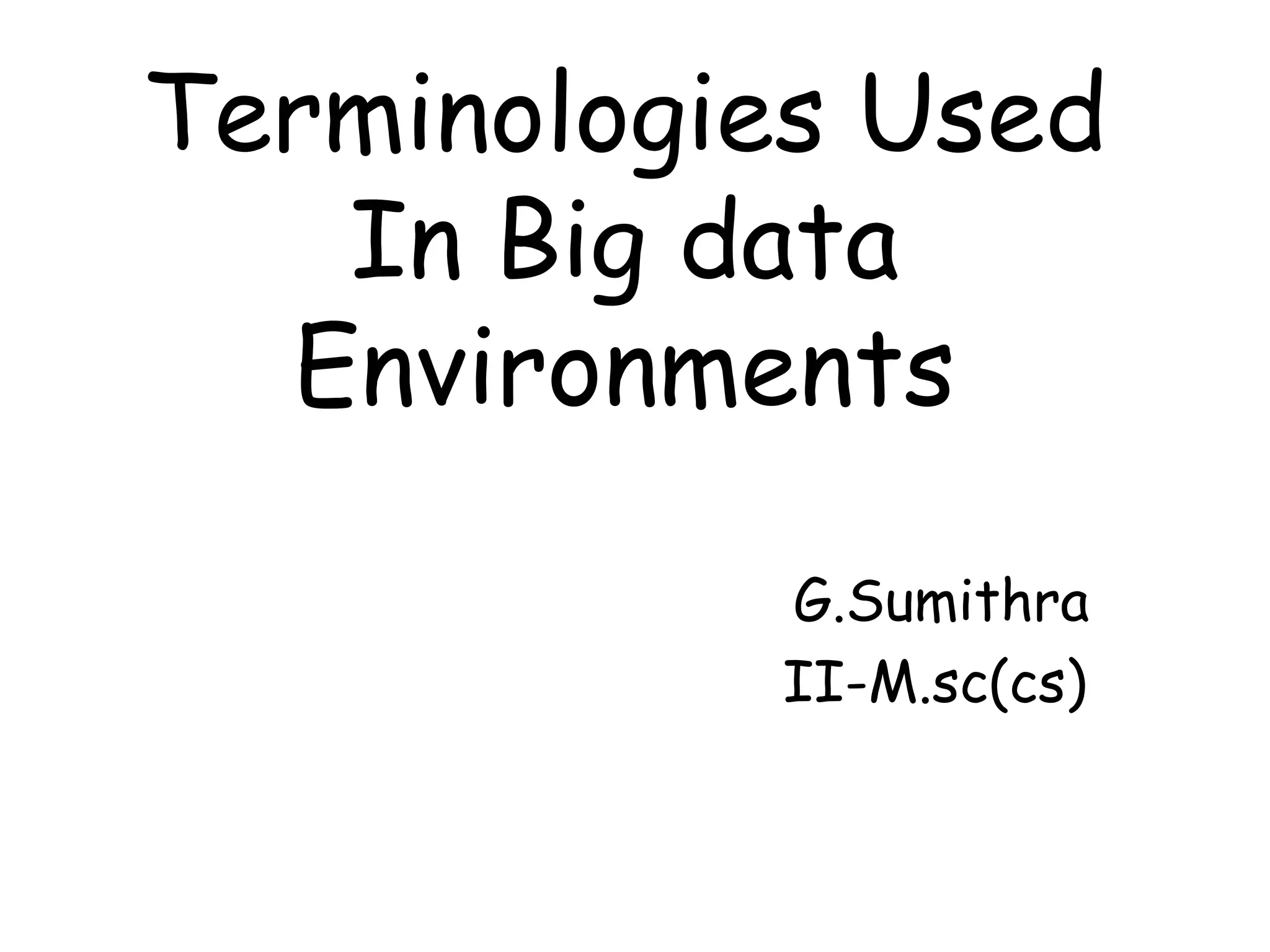 G.Sumithra,II-M.sc(computer Science),Bon Secours college for women,Thanjavur. | PPTX