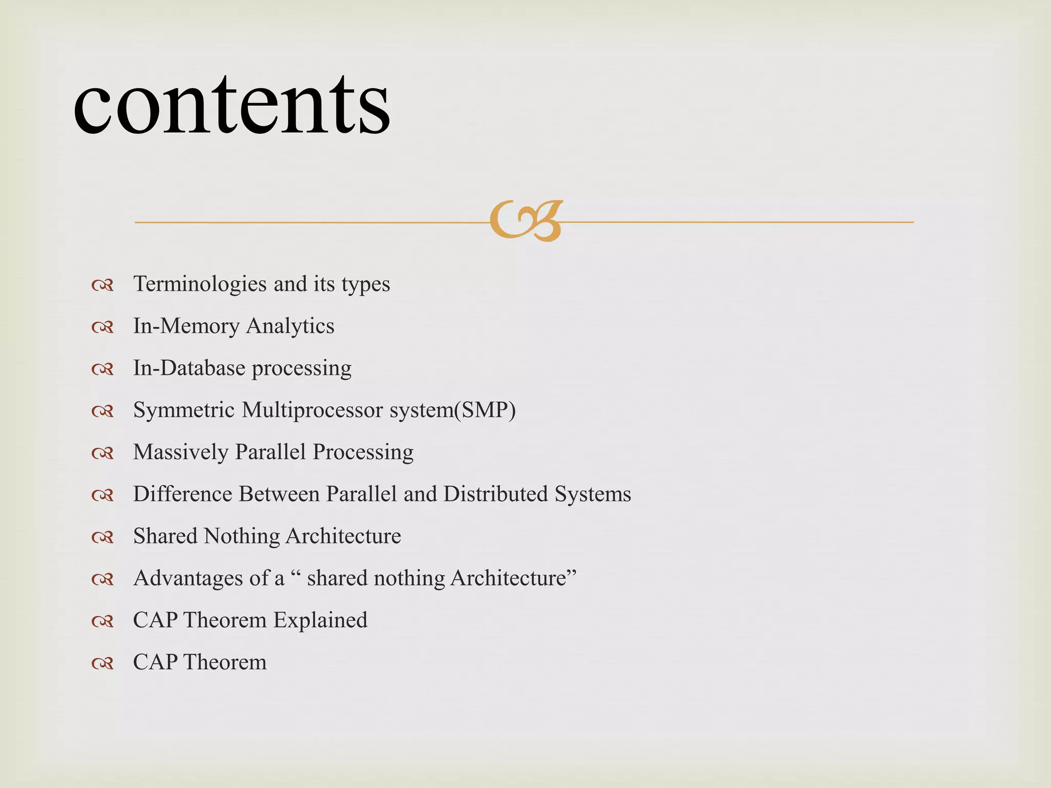 Terminologies Used In Big data Environments,G.Sumithra,II-M.sc(computer ...