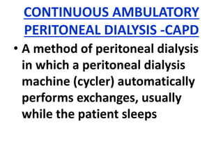 KIDNEY DISORDERS -TERMINOLOGIES | PPTX