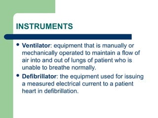 TERMINOLOGIES-USED-IN-ICU.pptMMMMMMMMMMMMM | PPT
