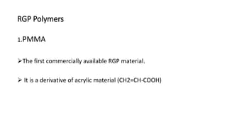Terminologies in contact lens dimension and manufacturing of RGP lenses ...