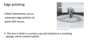 Terminologies in contact lens dimension and manufacturing of RGP lenses ...