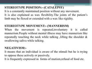 Terminologies in psychiatry and classification of mental disorders | PPTX