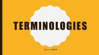 Glossary of Terms Commonly Use in Pharmacology | PDF