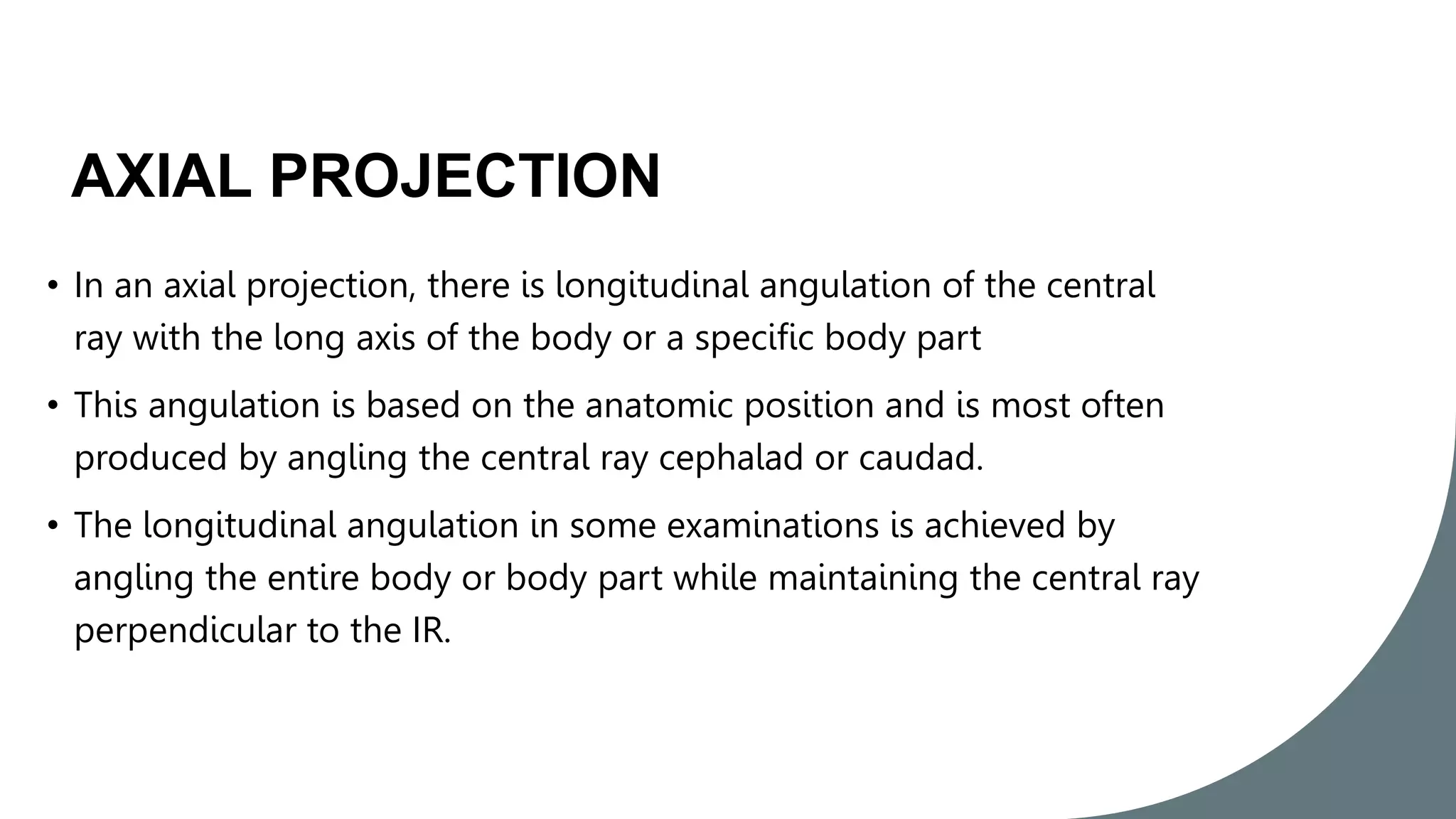 X-ray imaging planes and terminologies | PPTX