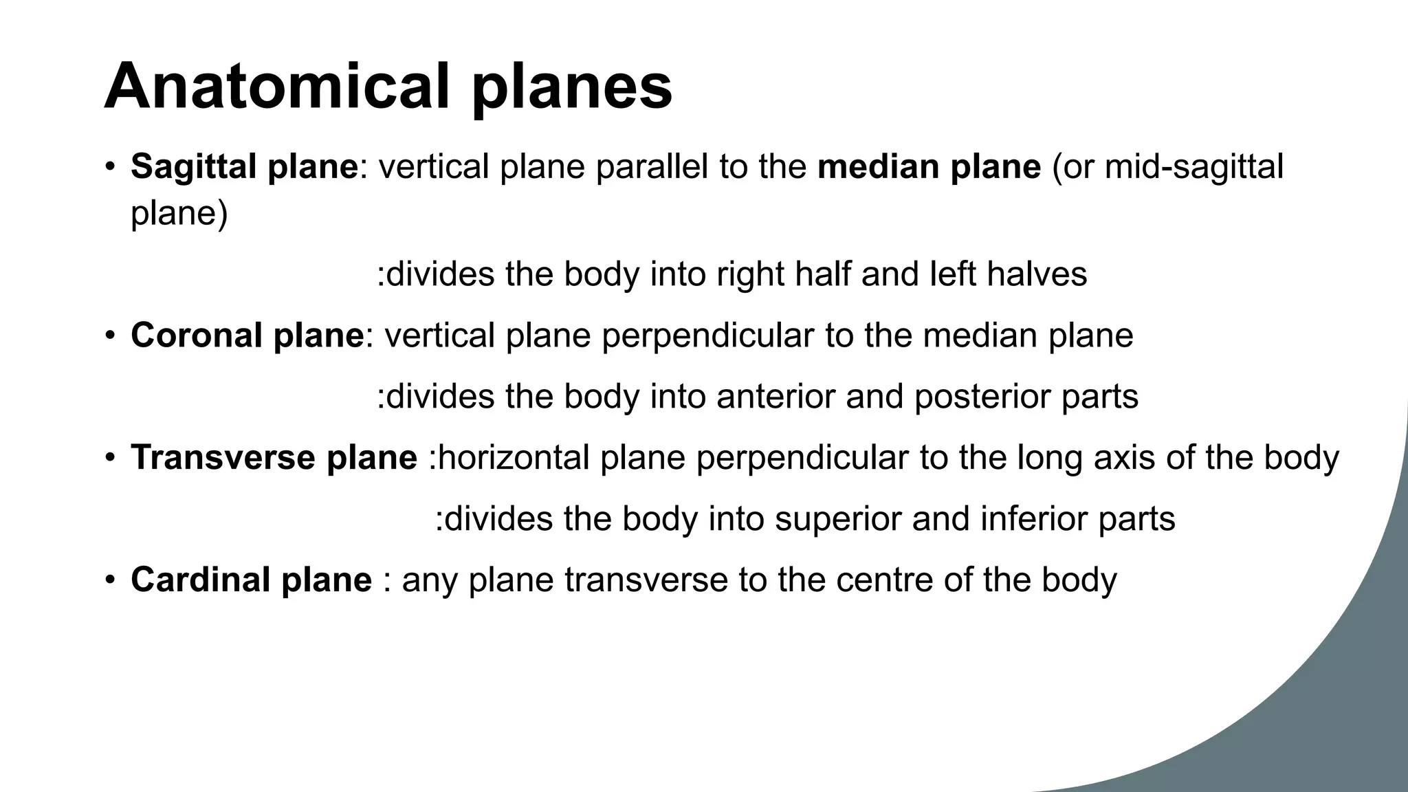 X-ray imaging planes and terminologies | PPTX