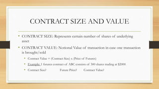 Terminologies of Derivatives | PPT