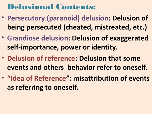 Delusions Of Reference