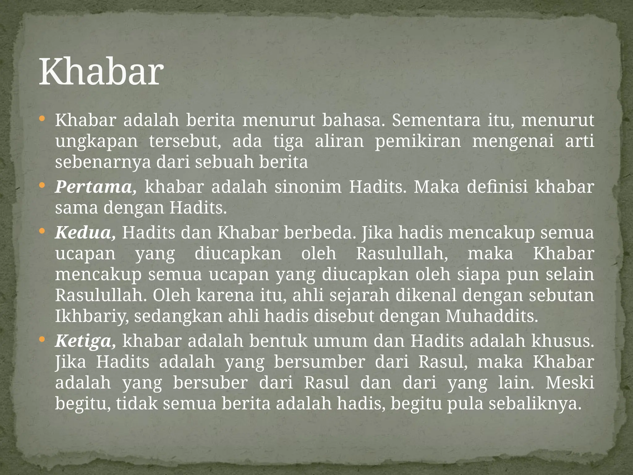 TERMINOLOGI HADITS NABI MUHAMMAD SAW 1.pptx