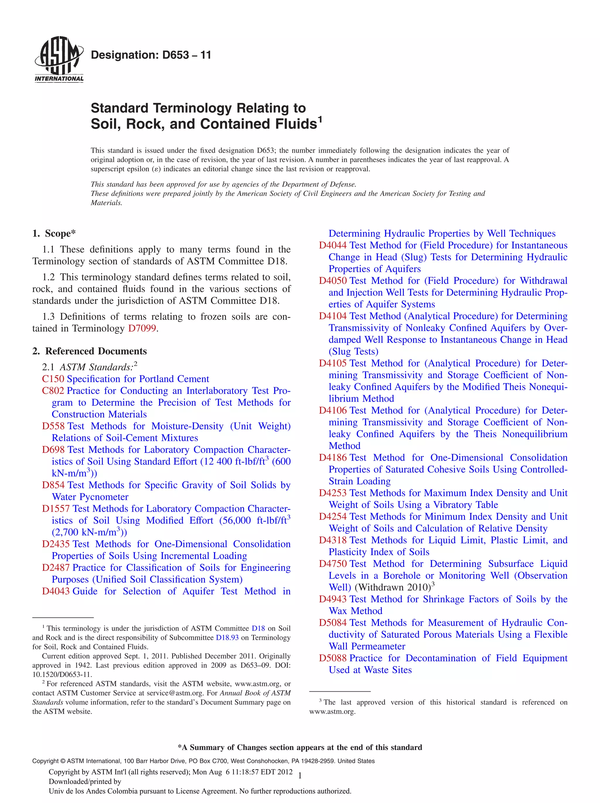 Te rminologioa indirecta en rocas | PDF