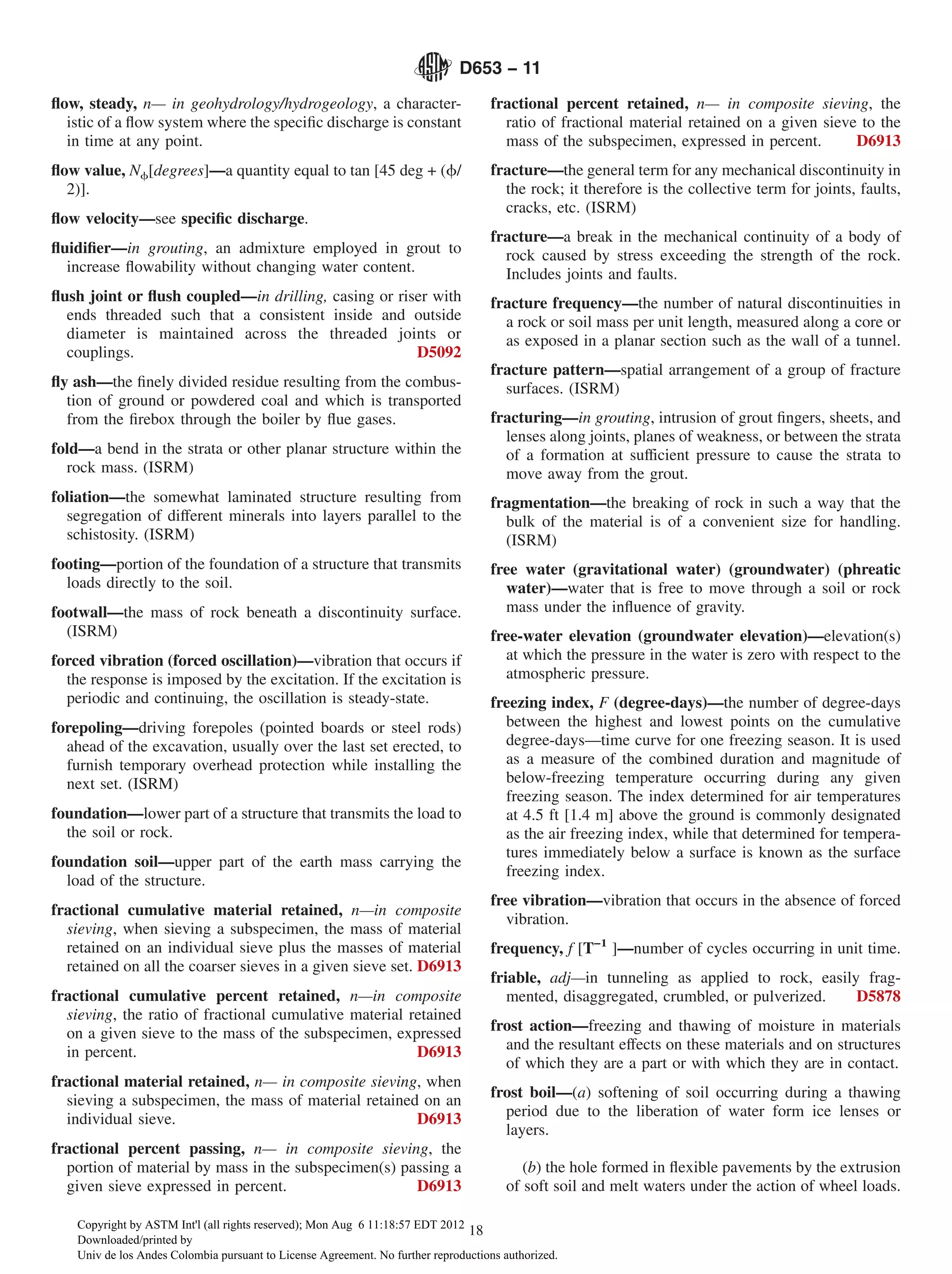 Te rminologioa indirecta en rocas | PDF