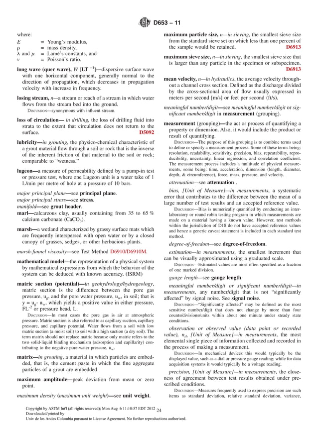 Te rminologioa indirecta en rocas | PDF