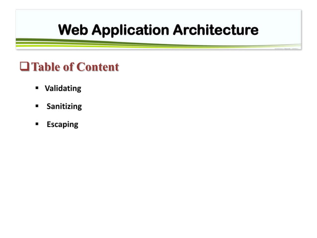 Validating and Sanitizing User Data | PPT Validating and Sanitizing User Data | PPT
