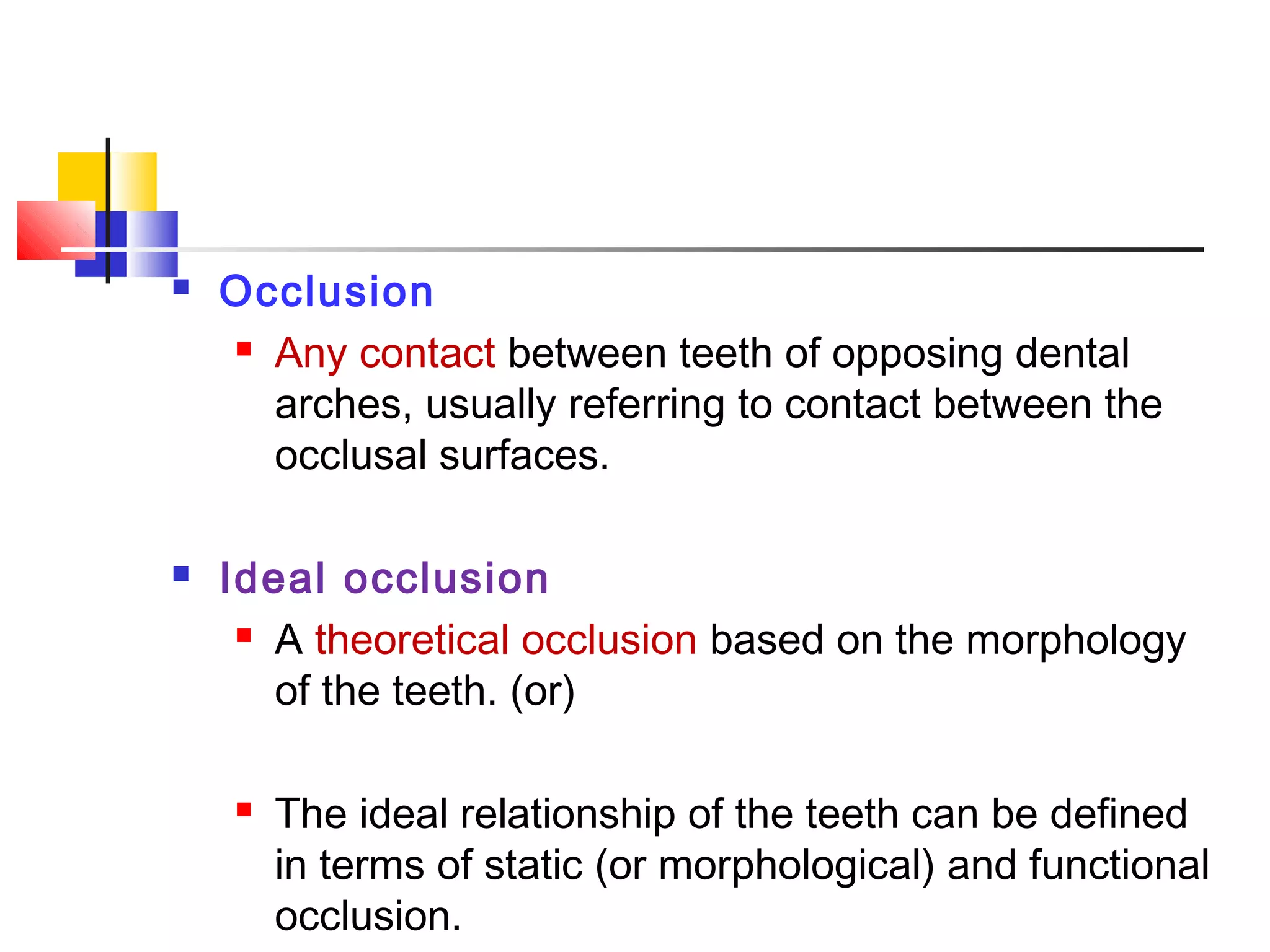 Terminology in Orthodontics | PPT