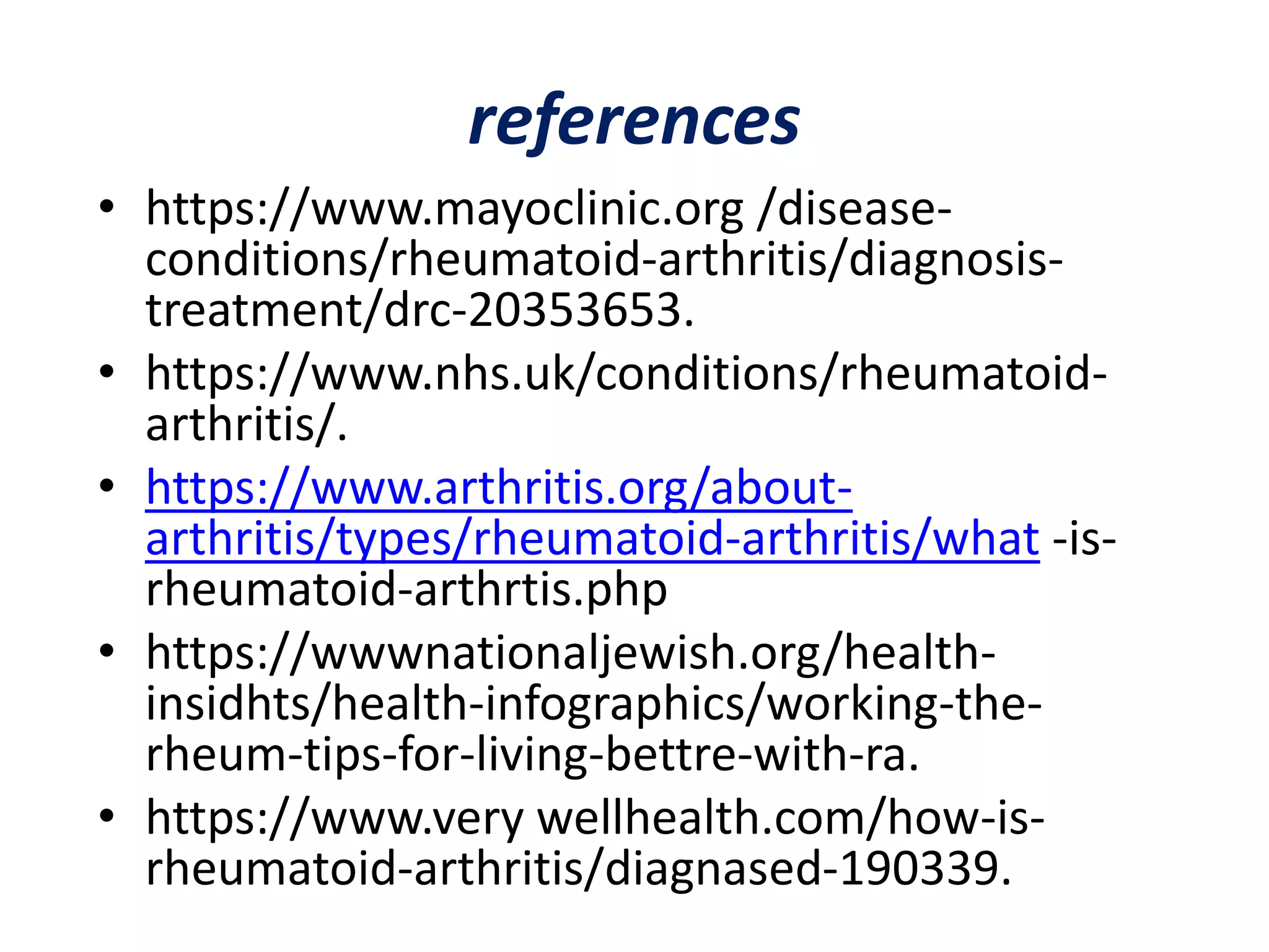 Rheumatoid Arthritis | PPTX