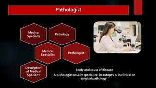Terminology of Medical Specialties | PPTX