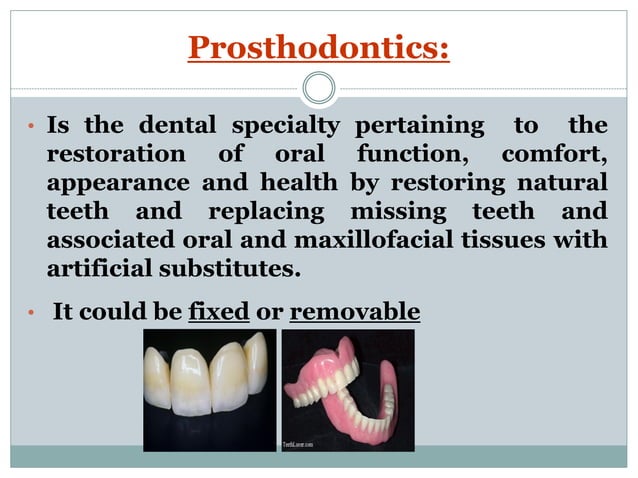 Terminology and classification of fixed prosthodontics | PDF | Oral ...
