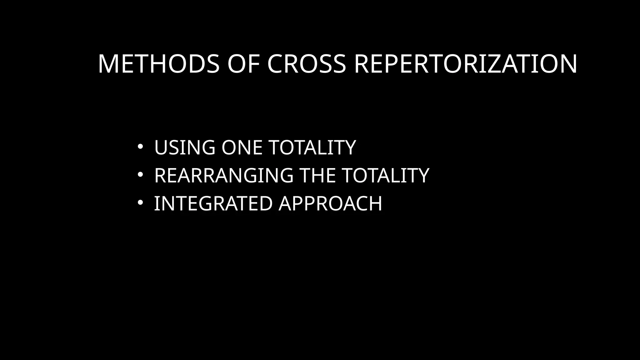 TERMINOLOGY AND CROSS -REPERTORIZATION. | PPTX