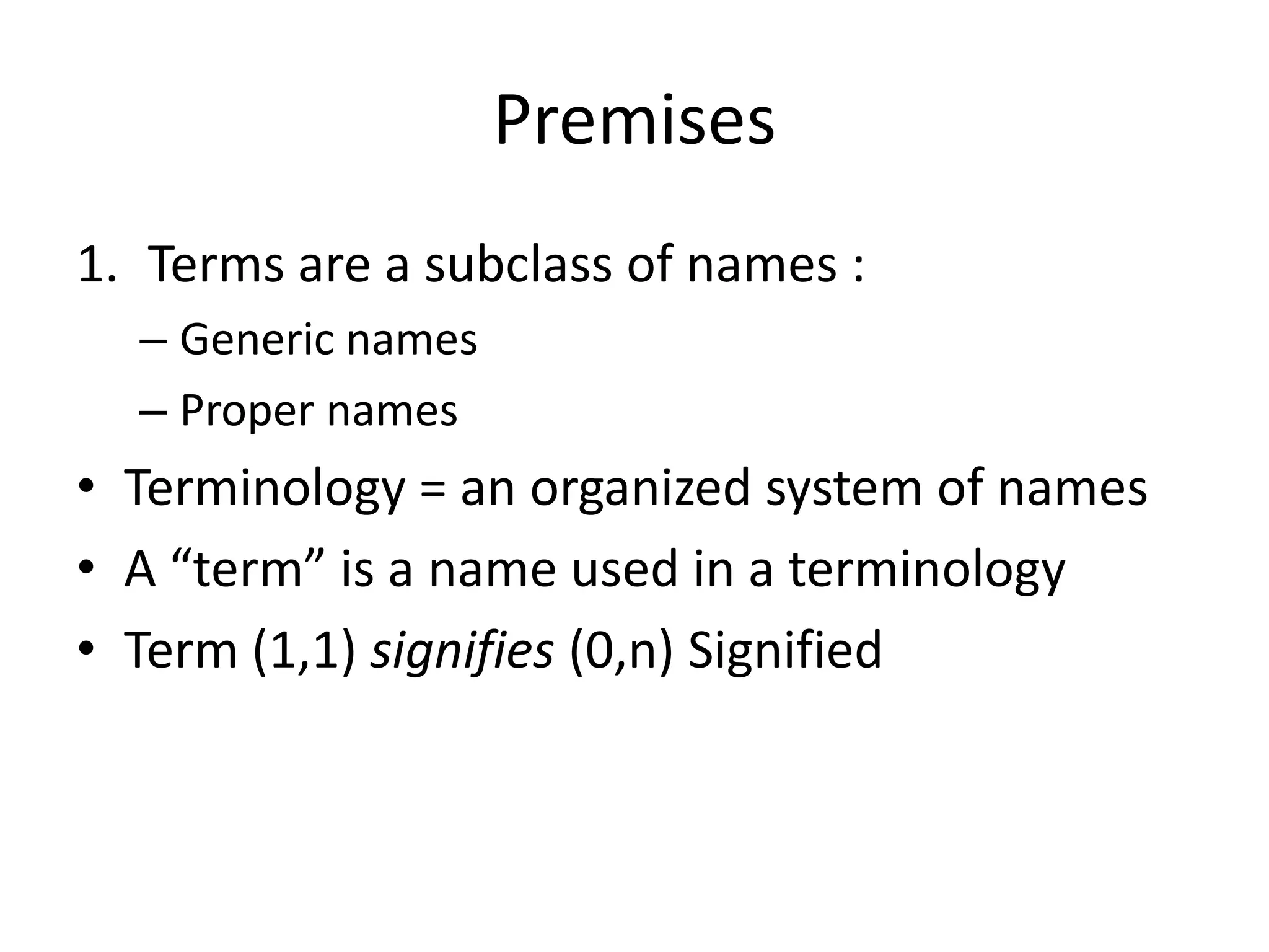 Terminology and technology | PPTX