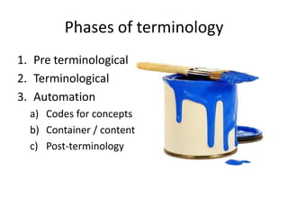 Terminology and technology | PPTX