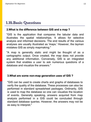 Terminology and Basic Questions About GIS | PPT