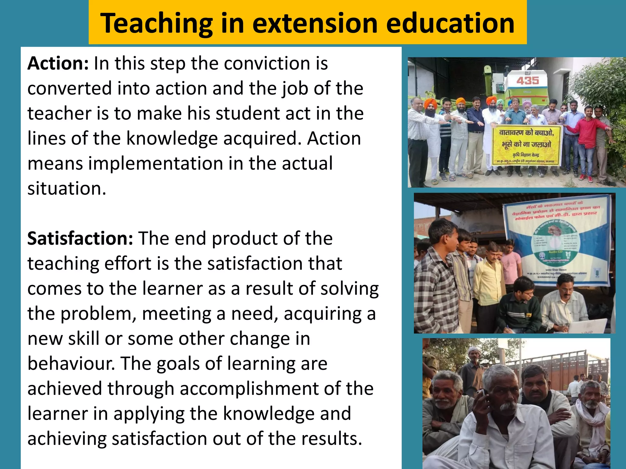 Terminology, concept, level of extension education | PDF