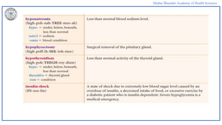 Medical Terminology of Endocrine System | PPTX