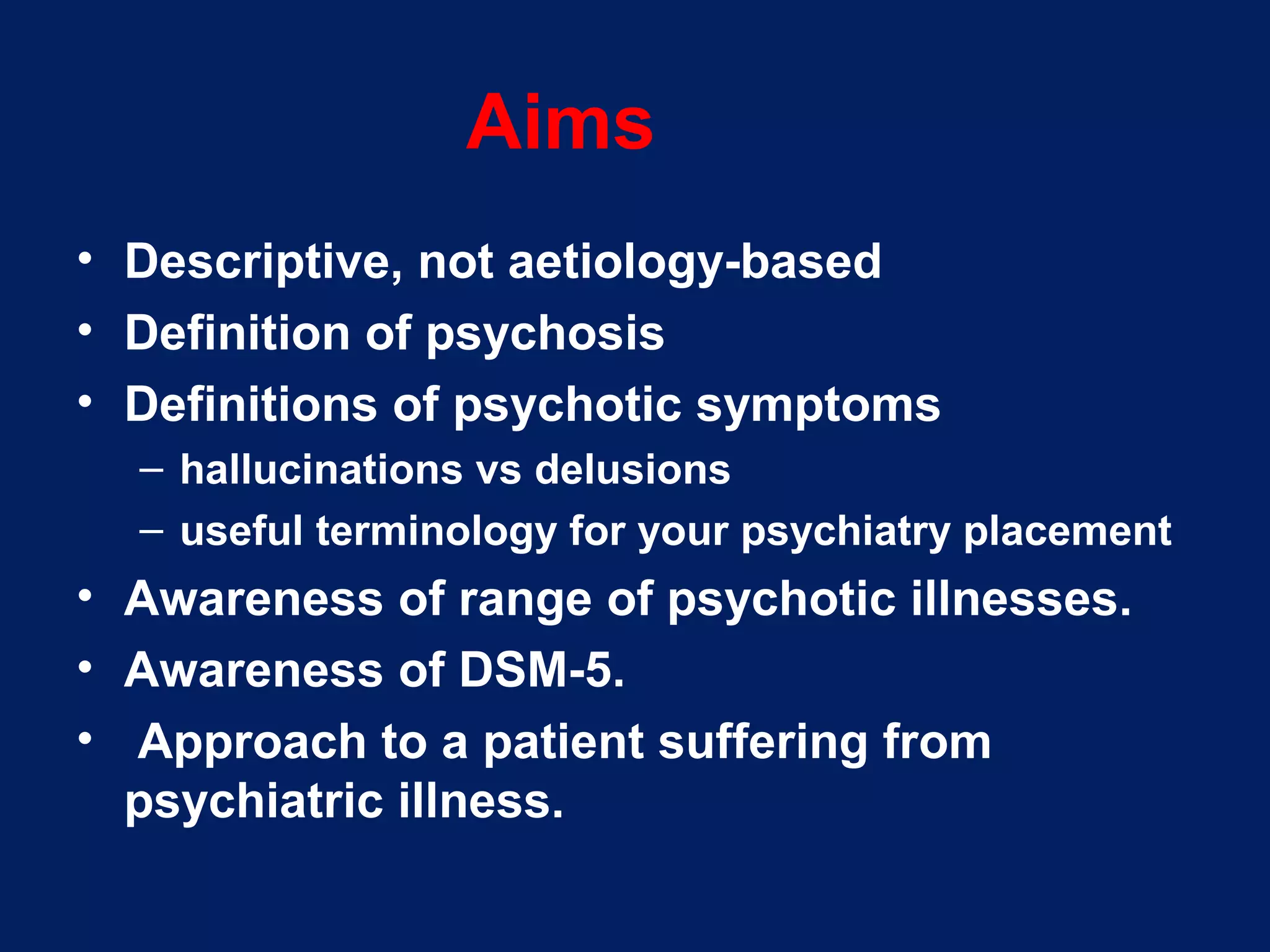 Terminology in psychiatry | PPT