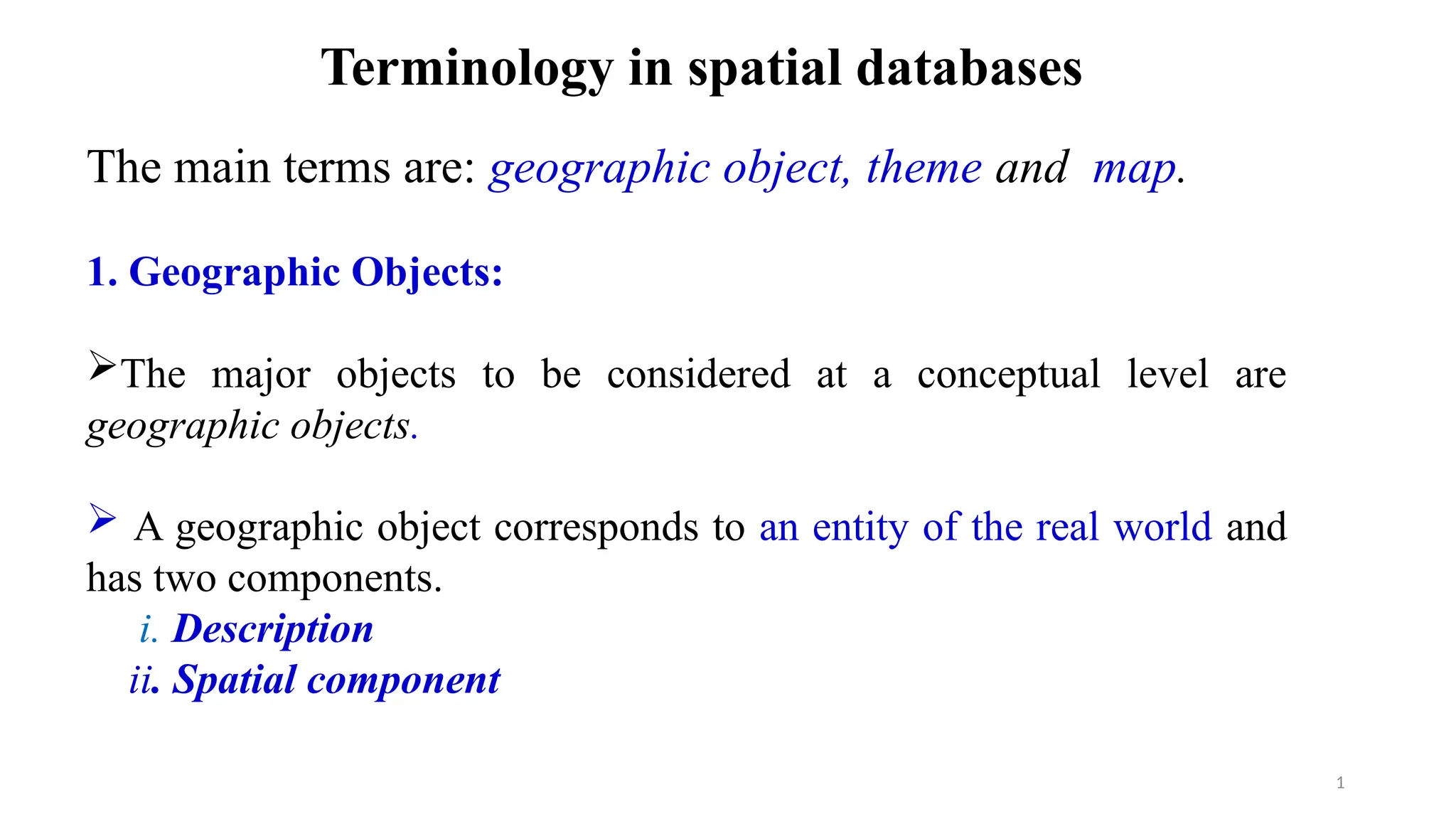 Terminology in spatial databases system.pptx
