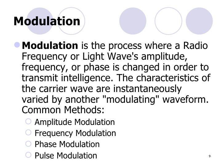 Terminology In Telecommunication