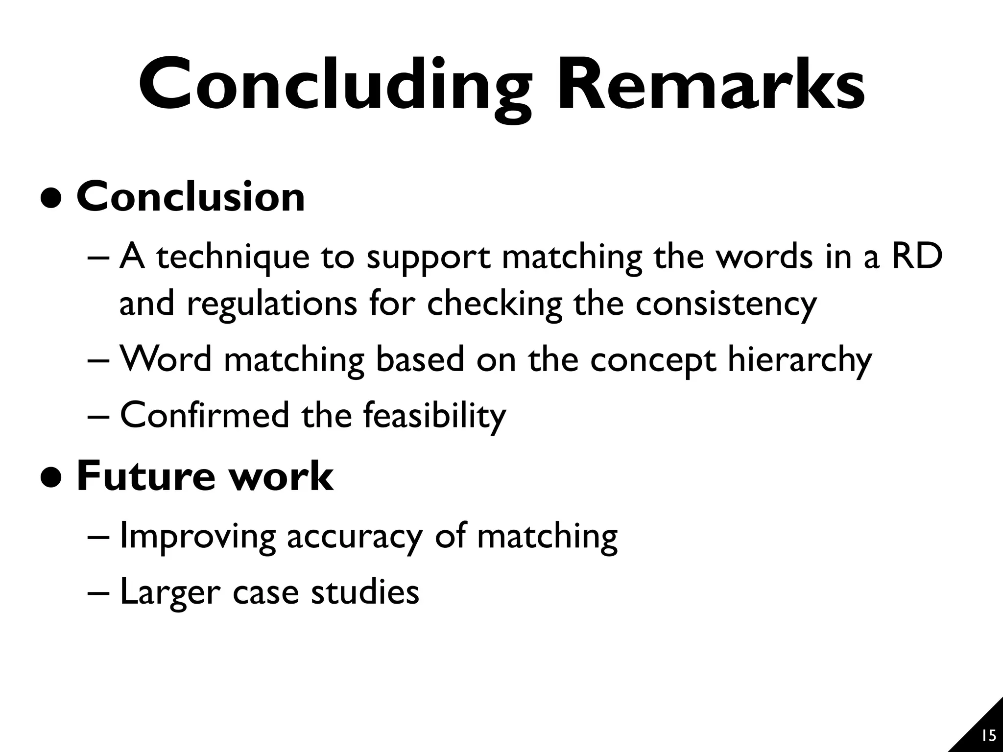 Terminology Matching of Requirements Specification Documents and Regulations for Compliance ...