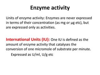 Enzyme Chemistry: Key Terminology and Concepts | PDF