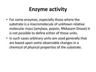 Enzyme Chemistry: Key Terminology and Concepts | PDF