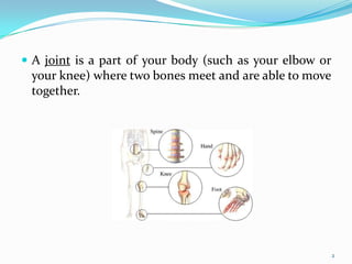 Terminology of joint movement | PPTX