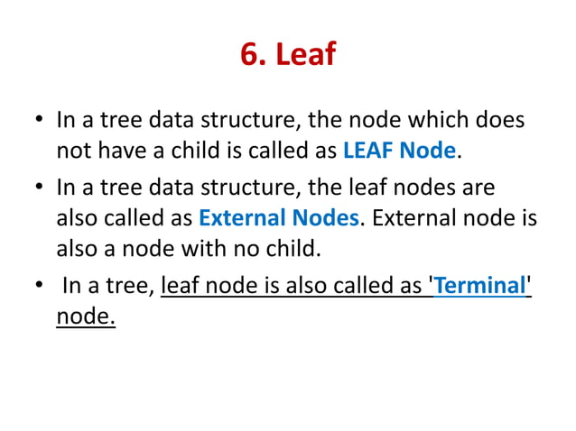 Terminology of tree | PPTX