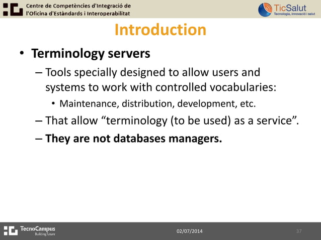 Terminology servers | PPTX | Internet | Computing