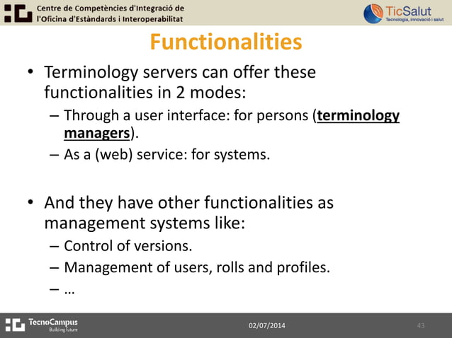 Terminology servers | PPTX | Internet | Computing