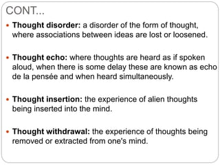 Terminology used in psychiatric | PPTX